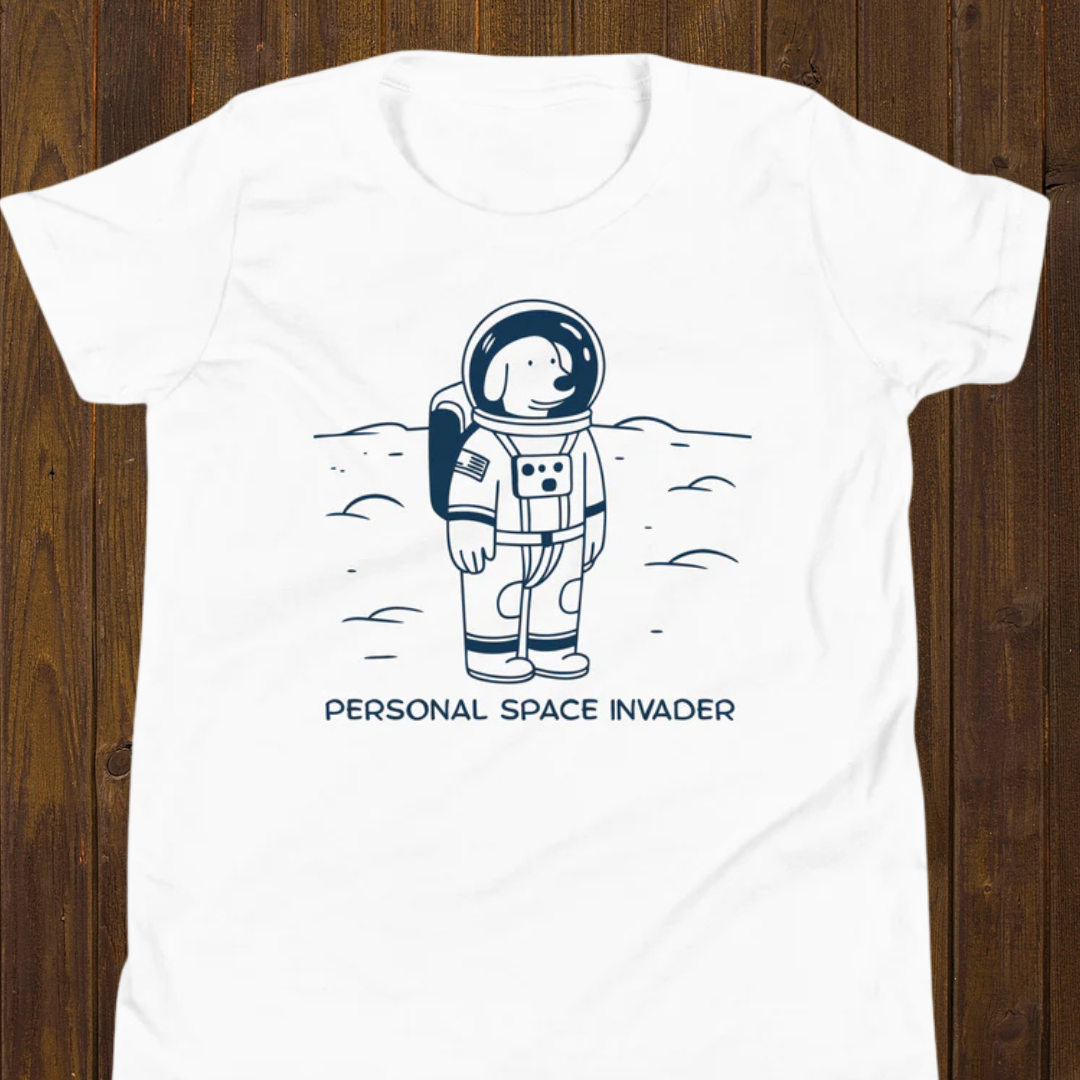 Personal Space Invader Youth Short Sleeve T-Shirt – Labercrombie And Fetch